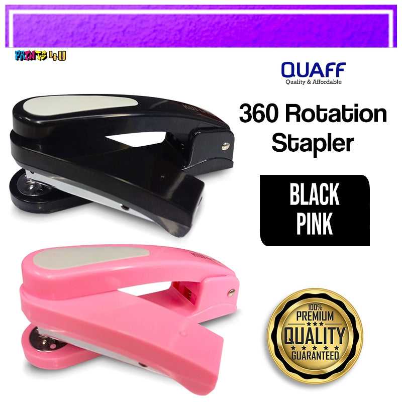 360 Stapler Rotation Heavy Duty Stapler 24/6 Staples Effortless Long P